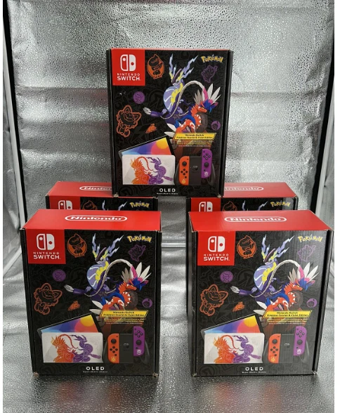 BRAND NEW NINTENDO Switch OLED Model Pokemon Scarlet & Violet Edition ...