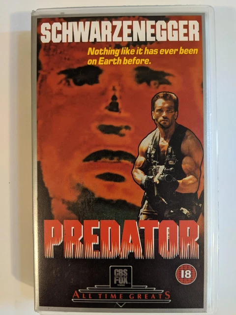 PREDATOR (VHS/SUR) SCHWARZENEGGER Weathers Ventura Landham Carrillo ...