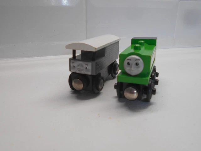 WOODEN THOMAS THE tank engine trains duck and toad £18.99 - PicClick UK