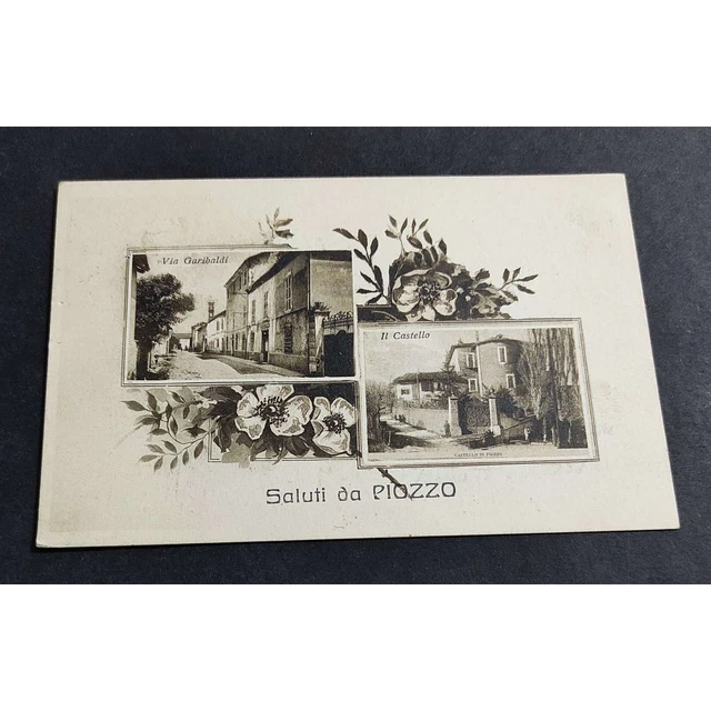 CARTOLINA SALUTI DA Piozzo - Via Garibaldi - Il Castello EUR 17,90 ...
