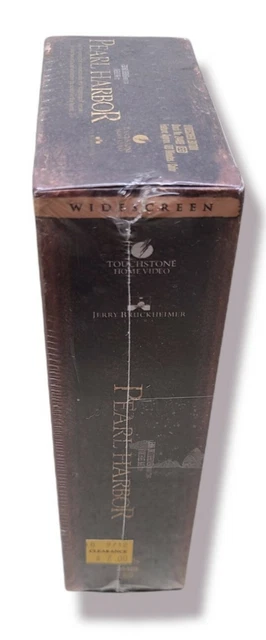 PEARL HARBOR (VHS, 2001, 2-Tape Set, Pan Scan 60th Anniversary BRAND ...