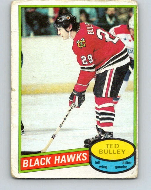 1980-81 O-PEE-CHEE #229 Ted Bulley Chicago Blackhawks V39389 EUR 1,09 ...