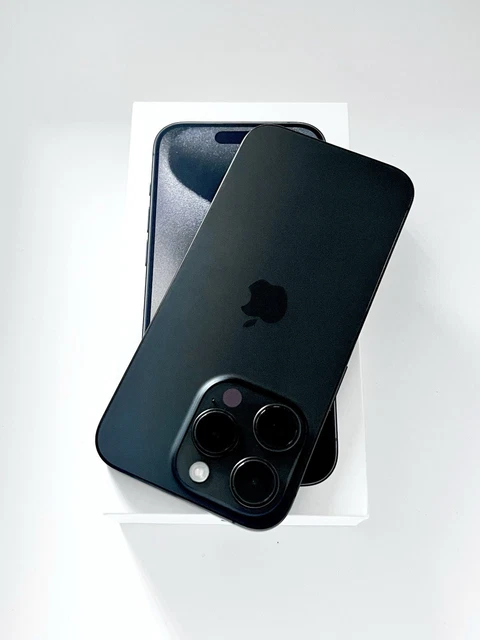 APPLE IPHONE 15 Pro 128GB Black Titanium Unlocked Original Pristine ...
