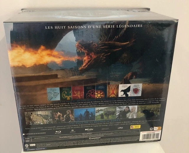 Coffret Collector Blu Ray Game Of Thrones Lintégrale Des Saisons 1 à 8
