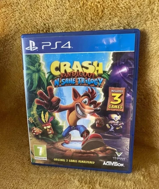CRASH BANDICOOT N. Sane Trilogy Sony PlayStation 4 PS4 Rare Vintage ...