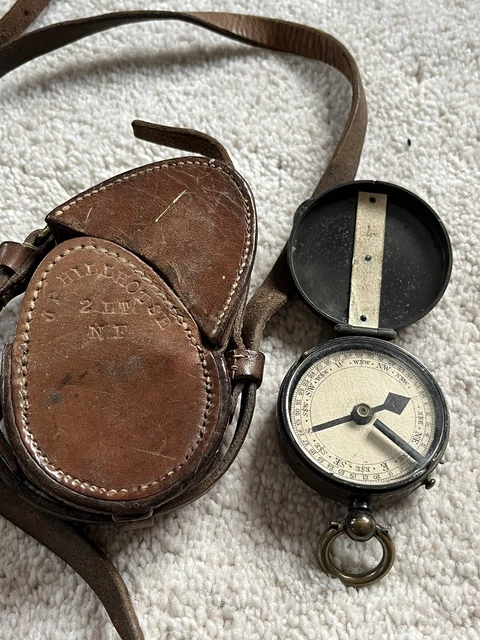 WW1 COMPASS - Second Lieutenant Hillhouse Northumberland Fusiliers ...