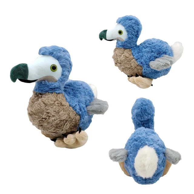 DARLING 23*20CM DODO Plush Toy Blue Bird Soft Stuffed Animal Doll For ...