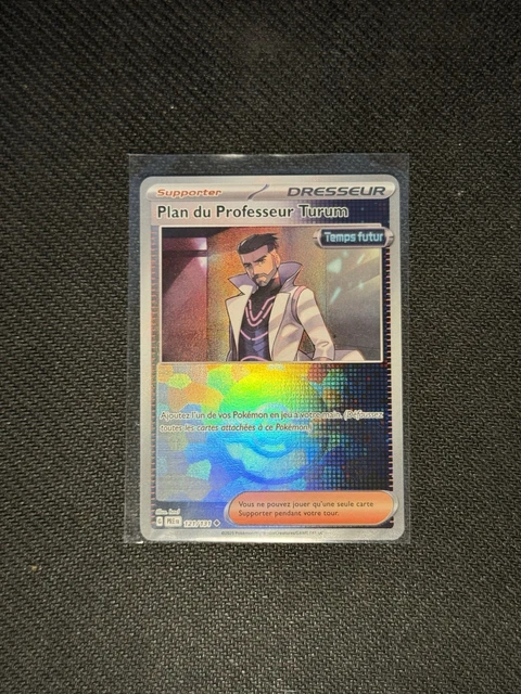 CARTE POKÉMON PLAN Du Professeur Turum Pokeball Reverse 121/131 EV 8.5 ...