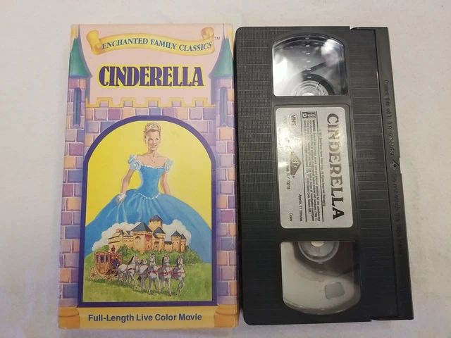 CINDERELLA VHS VCR Video Tape Used Enchanted Family Classics Kids ...