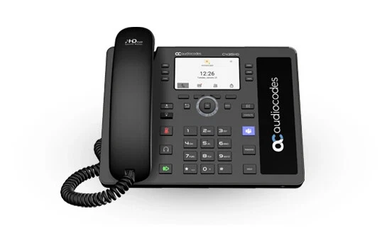 AUDIOCODES C435HD - VoIP phone with caller ID - RTCP, RTP, SRTP £190.15 ...