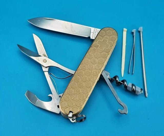 VICTORINOX COMPACT SWISS Army Knife Multi Tool 91mm - CUSTOM METAL ...