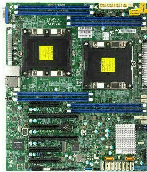 X11DPL-I SUPERMICRO MOTHERBOARD Dual Socket LGA 3647 C621 ATX ...