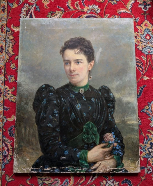 HST PORTRAIT DE Femme Aristocrate Louis Philippe Xix Ème Siècle EUR 199 ...