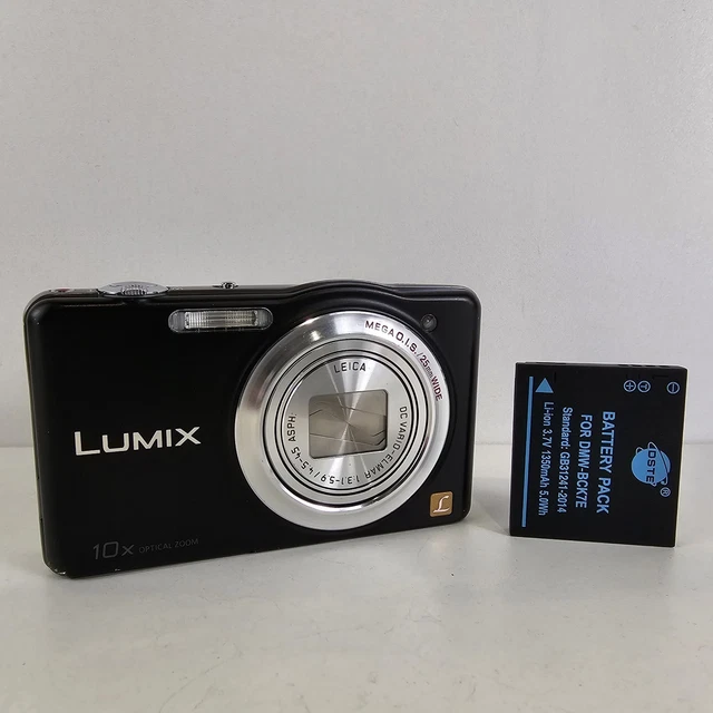 PANASONIC LUMIX DMC-SZ1 Digital Camera 16MP 10x Zoom Black Digital ...