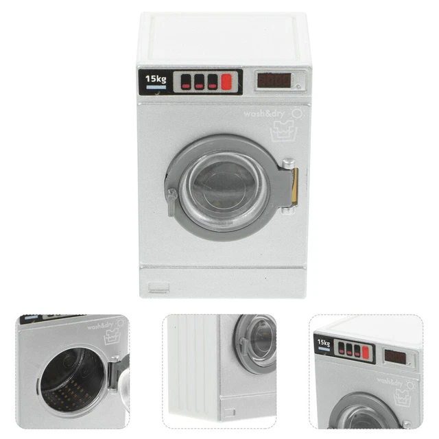 DOLL HOUSE MINI Washing Machine Model Accessories Laundry Miniature £6. ...