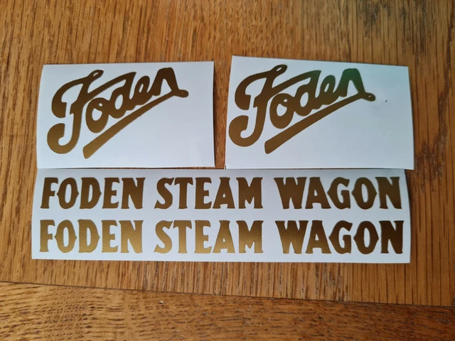 GOLD FODEN VINYL decals for Mamod sw1 steam wagon £7.00 - PicClick UK