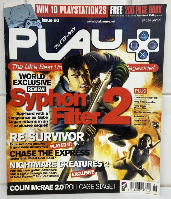 PLAY UNOFFICIAL PLAYSTATION Magazine Issue 60 PS1 Syphon Filter 2 Guide ...
