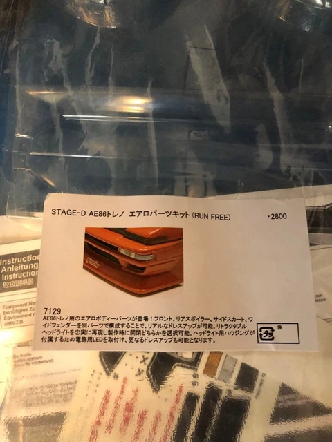 YOKOMO HPI AE86 Trueno body aero parts kit £238.43 - PicClick UK