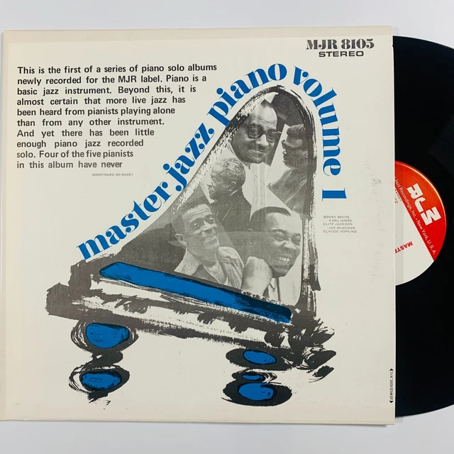 EARL HINES MASTER Jazz Piano 1969 MASTER JAZZ MJR 8105 LP Claude ...