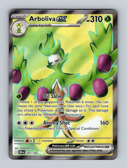 POKEMON TCG: SV10: Destined Rivals - Arboliva ex - 207/182 $12.15 - PicClick CA