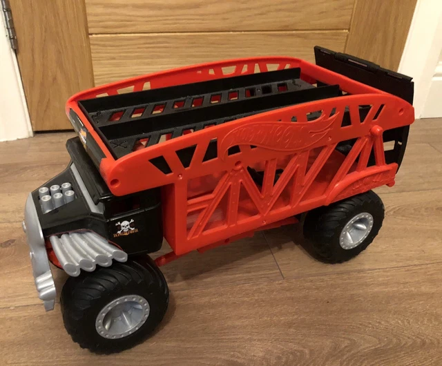 HOT WHEELS MONSTER Jam Monster Mover Bone Slayer Camion Transporter 16 ...
