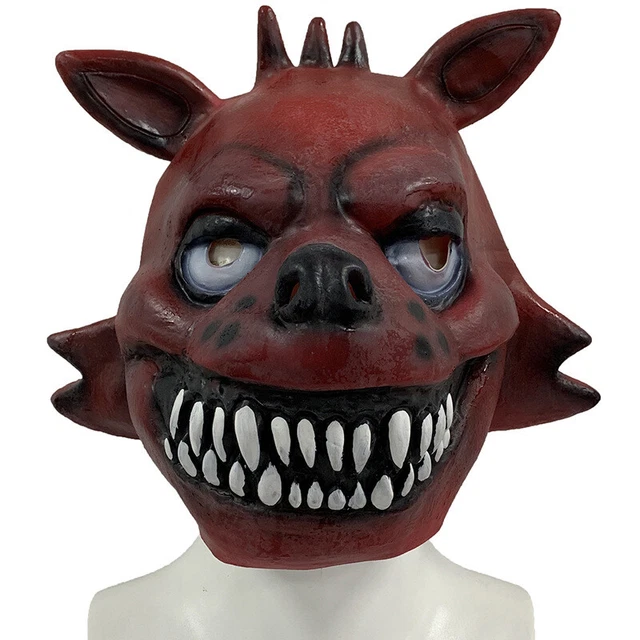 NEW CARTOON FIVE Nights at Freddy's Foxy Mask Helmet Cosplay Latex ...