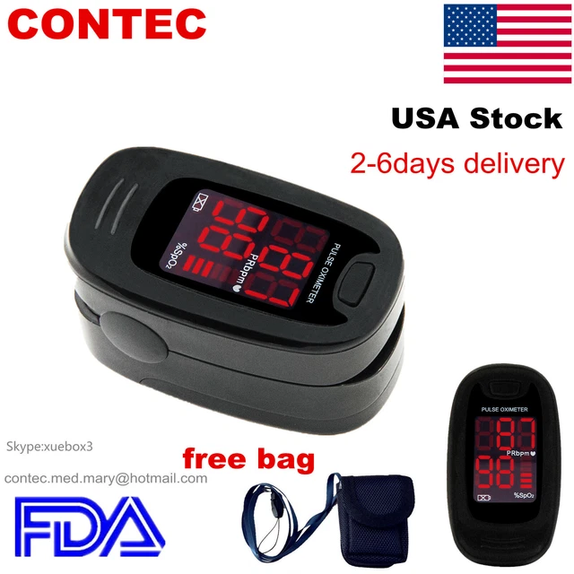 FINGER PULSE OXIMETER PR PI Respiratory Rate LED Blood Oxygen SpO2 ...