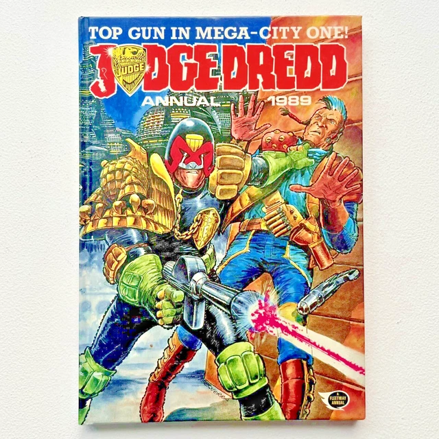 JUDGE DREDD ANNUAL 1989 | Unclipped | Fleetway | 2000AD | Vintage ...