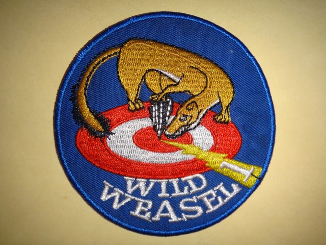 VIETNAM WAR PATCH US Air Force Fighter Jet F-100 WILD WEASEL ONE £12.04 ...