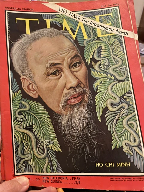 VINTAGE TIME MAGAZINE 16 July 1965 Ho Chi Minh Vietnam $39.20 - PicClick AU