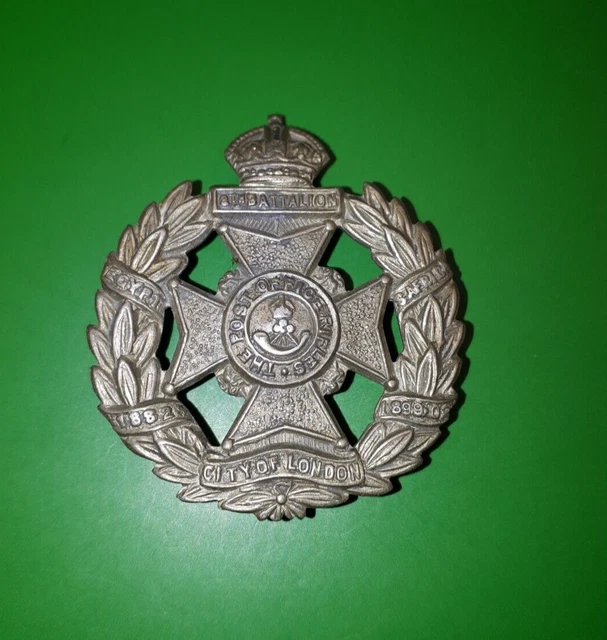 ORIGINAL WW1 POST Office Rifles, (8Th Battalion, The London Regiment ...