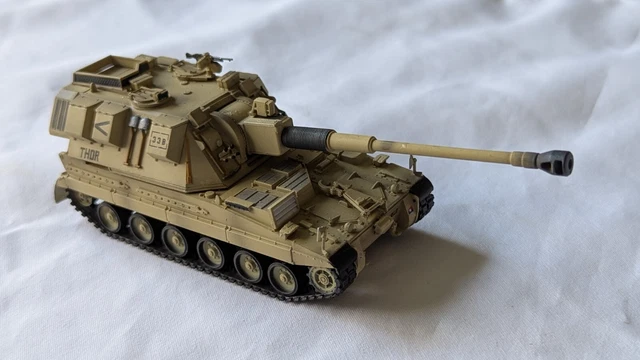 TRUMPETER 1/72 SCALE AS90 Self-Propelled Howitzer Model Kit 07221 BUILT ...