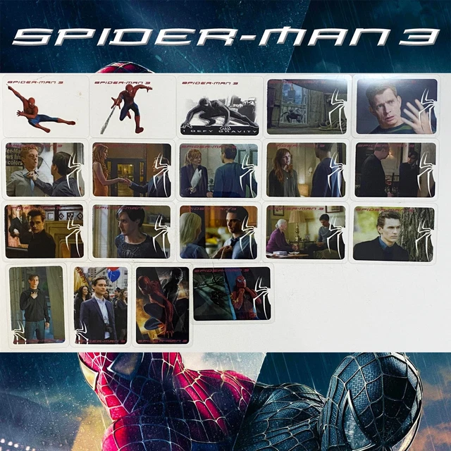 LAMINCARDS SPIDER-MAN 3 Set 19 cards Sam Raimi Tobey Maguire Sandman ...