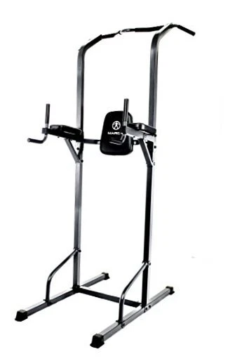POWER TOWER MULTI-GRIP Pull Up & Dip Station VKR Home Gym TC-3515 BLACK ...