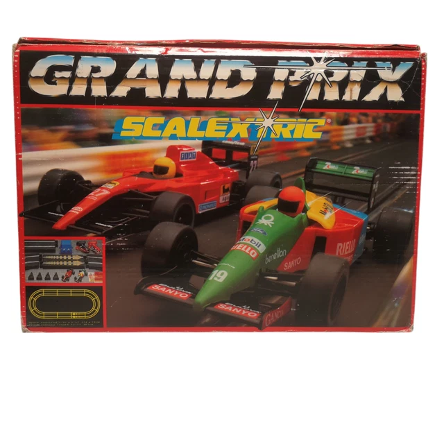 SCALEXTRIC C.813 GRAND Prix Racing Set- Formula One Boxed Slot Car £19. ...