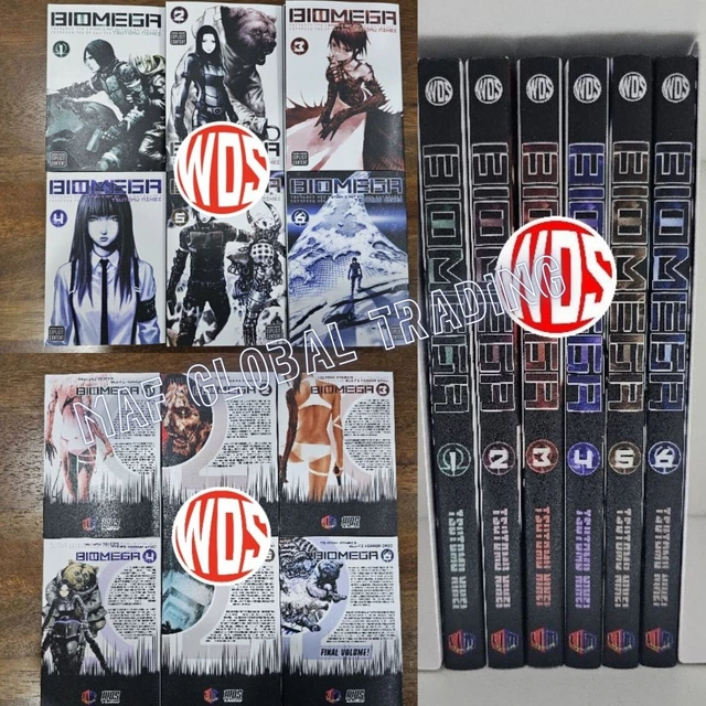 BIOMEGA MANGA COMIC English Version Full Set Vol. 1-6 Books New by ...