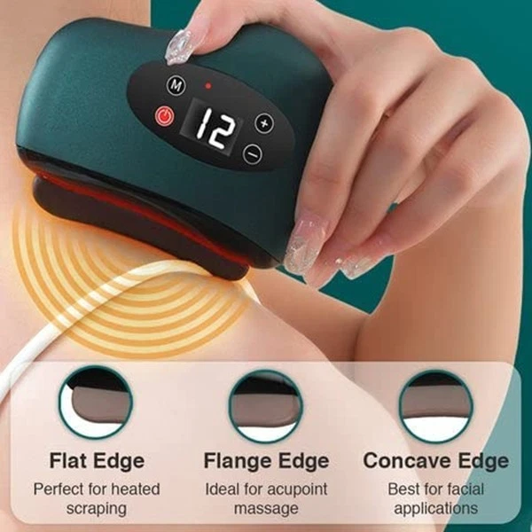 THERMAEDGE PLANTAR FASCIITIS, 2026 New Heated Foot Scraper Tool with 12 ...