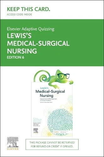 EAQ LEWIS'S MEDICAL-SURGICAL Nursing Anz 6e by Roianne West [Paperback ...