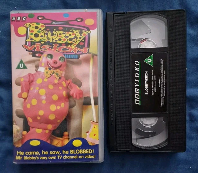 BLOBBY VISION MR Blobby's Video VHS Tape £9.99 - PicClick UK