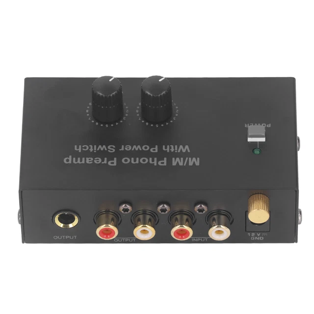 PHONO TURNTABLE PREAMP Vinyl Turntable Amplifier Phonograph ...