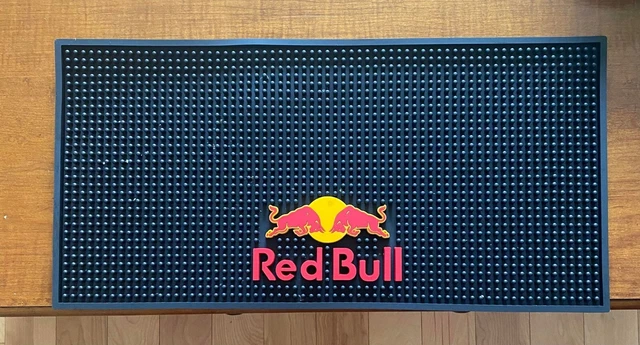 RED BULL BAR & Grill Spill Mat 23x11.5x1.5 large heavy duty used ...