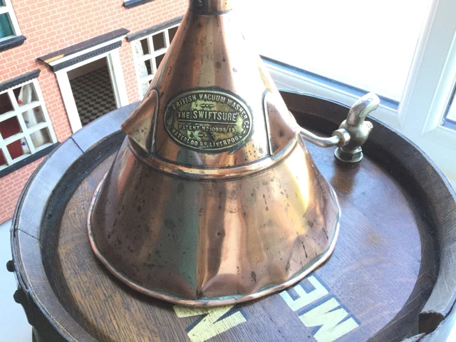 ANTIQUE COPPER POSSER Dolly 'Swiftsure' British Vacuum Washer Co ...