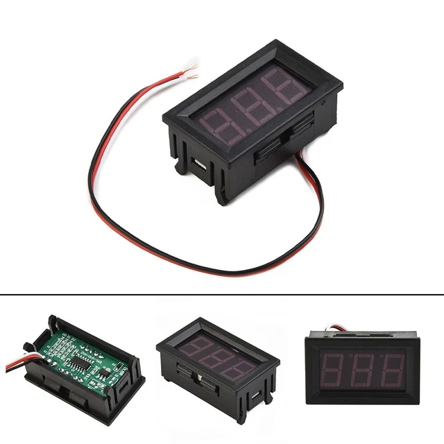MINI-DC 5-120V TENSION voltmètre voltmètre bleu panneau DEL 3 écran numériqu EUR 7,39 - PicClick FR
