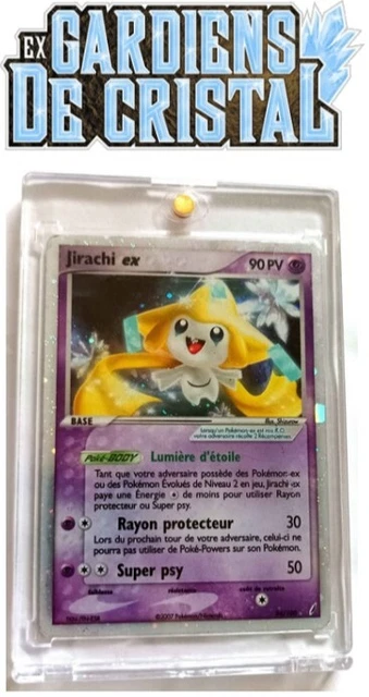 CARTE POKÉMON JIRACHI Ex 94/100 Ultra Rare Ex Gardiens De Cristal FR 2007 EUR 39,99 - PicClick FR