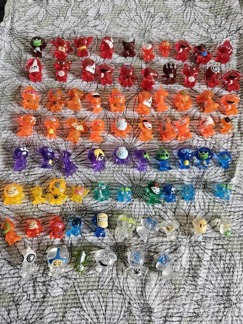 GOGOS CRAZY BONES Clear Glitter Figures Rare Bundle x 76 £24.99 ...