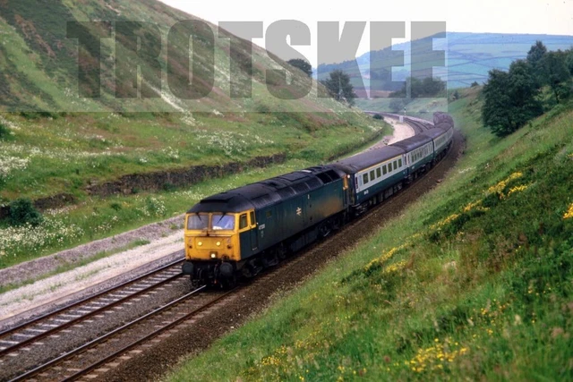 35MM SLIDE BR British Railways Diesel Loco Class 47 47528 Buxworth ...