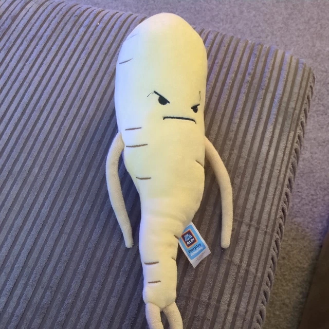 ALDI CHRISTMAS ADVERT Wicked Pascal the Parsnip 36cm Soft Toy (Kevin ...