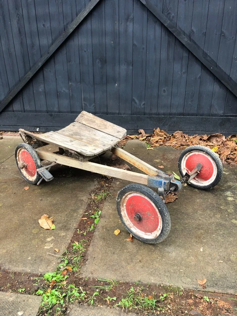 ANTIQUE VINTAGE STEIFF Ruder Renner Childs Go Cart 1930’s £30.00 ...