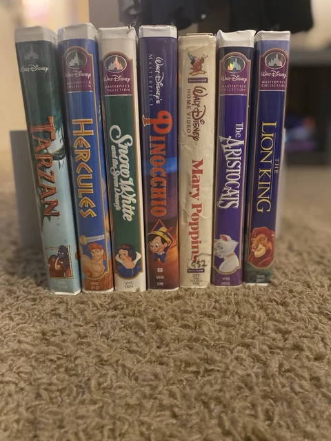 RARE LOT OF 7 Walt Disney Masterpiece Collection VHS movies £185.75 ...