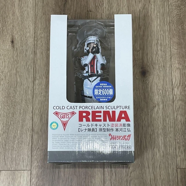 FIGURINE MEMBRE ULTRAMAN Tiga Rena Cold Cast Kaiyodo Limited Japan avec ...